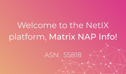Matrix is the newest network to join the NetIX platform!